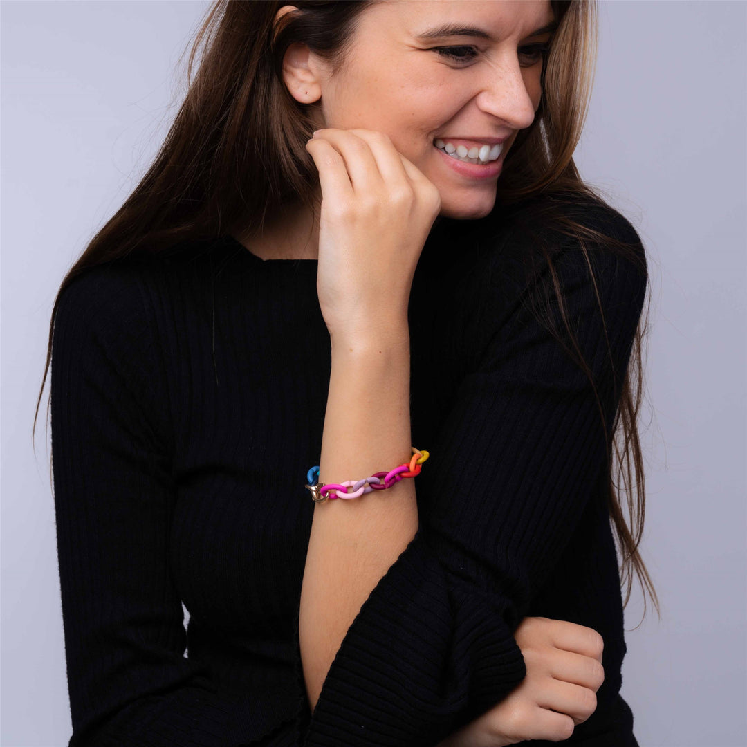 Rainbow Rubber Bracelet – X Jewellery